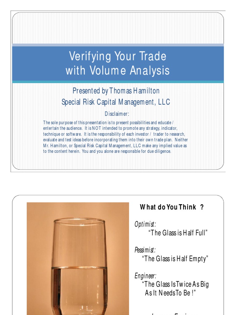 Verifying Your Trade With Volume Analysis | PDF | Prices | Market Trend