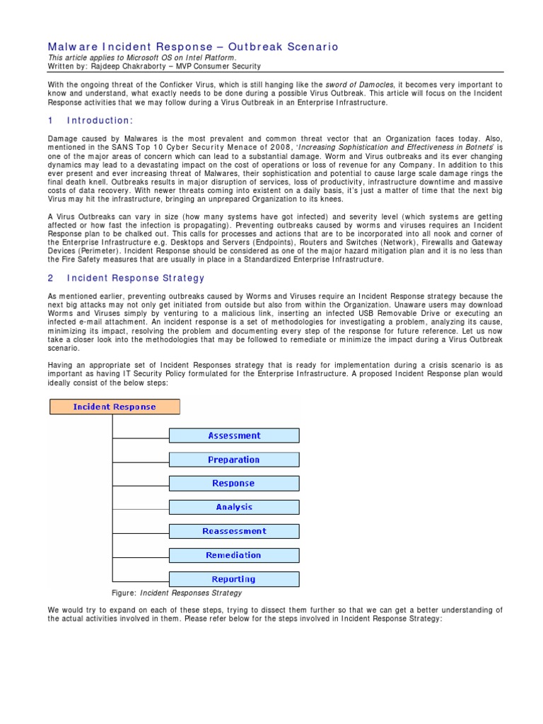 Malware Incident Response Pdf Malware Computer Virus