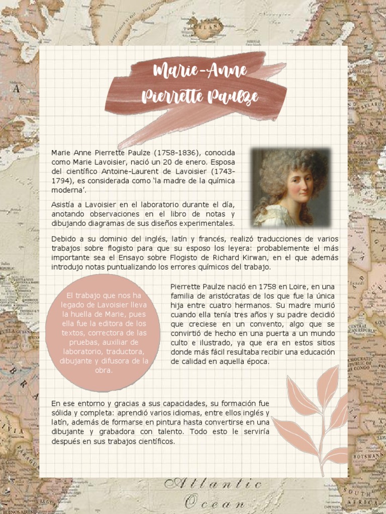 Marie-Anne Pierrette Paulze | PDF | Clásicos