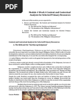 Kartilya NG Katipunan Content and Contextual Analysis | PDF | Philippines