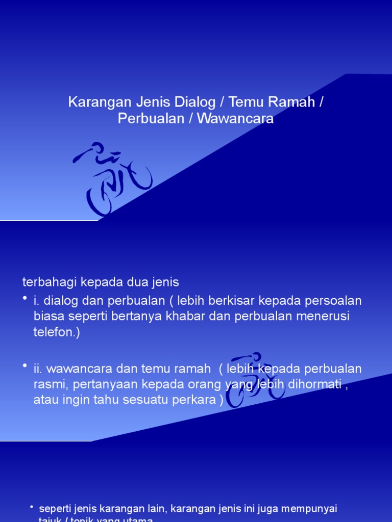 Karangan Jenis Dialog | PDF