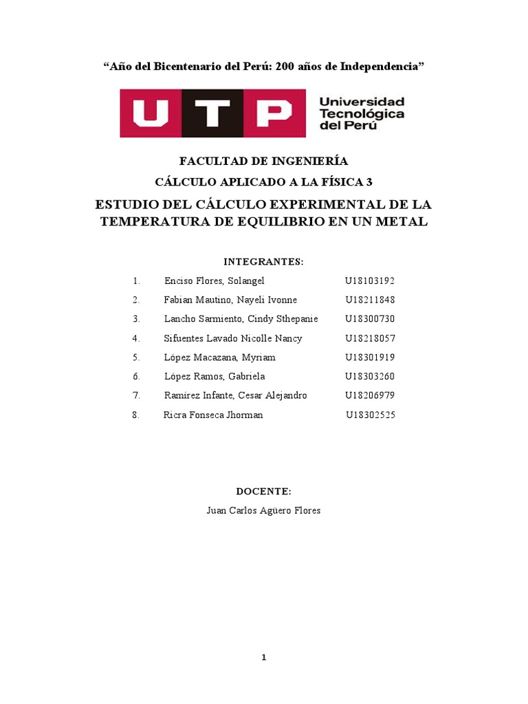 Proyecto Final - Caf 3 Real | PDF | Calor | Temperatura