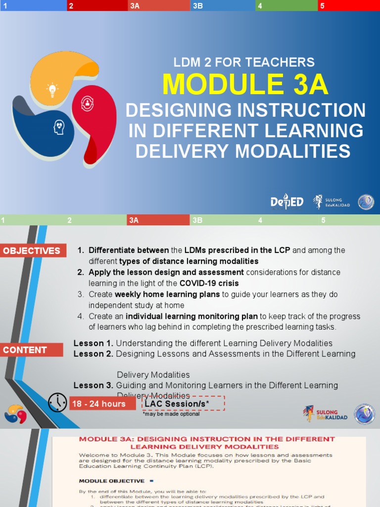 Lac LDM 2 3a.1 | PDF | Distance Education | Learning