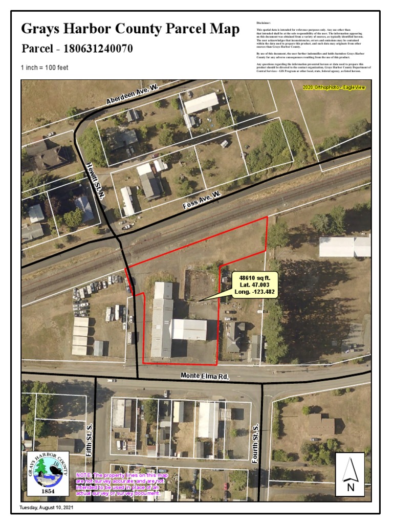 Grays Harbor County Parcel Map | Download Free PDF | Data | Graphic Design