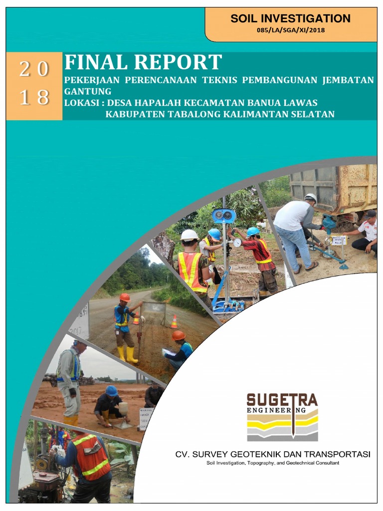 JB-SGA-085 Pekerjaan Perencanaan Teknis Pembangunan Jembatan Gantung | PDF | Griya & Taman