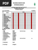 Formulir Monitoring Manajemen Linen Dan Laundry Harian | PDF