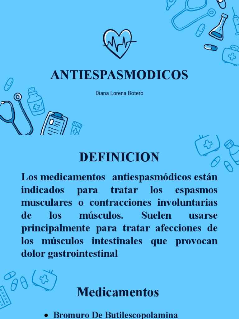 Antiespasmodico | PDF