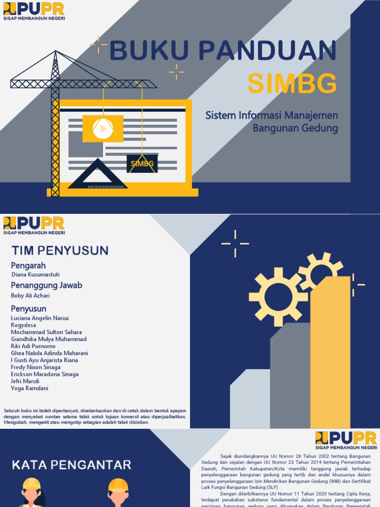 Panduan Aplikasi SIMBG dan PBG | PDF