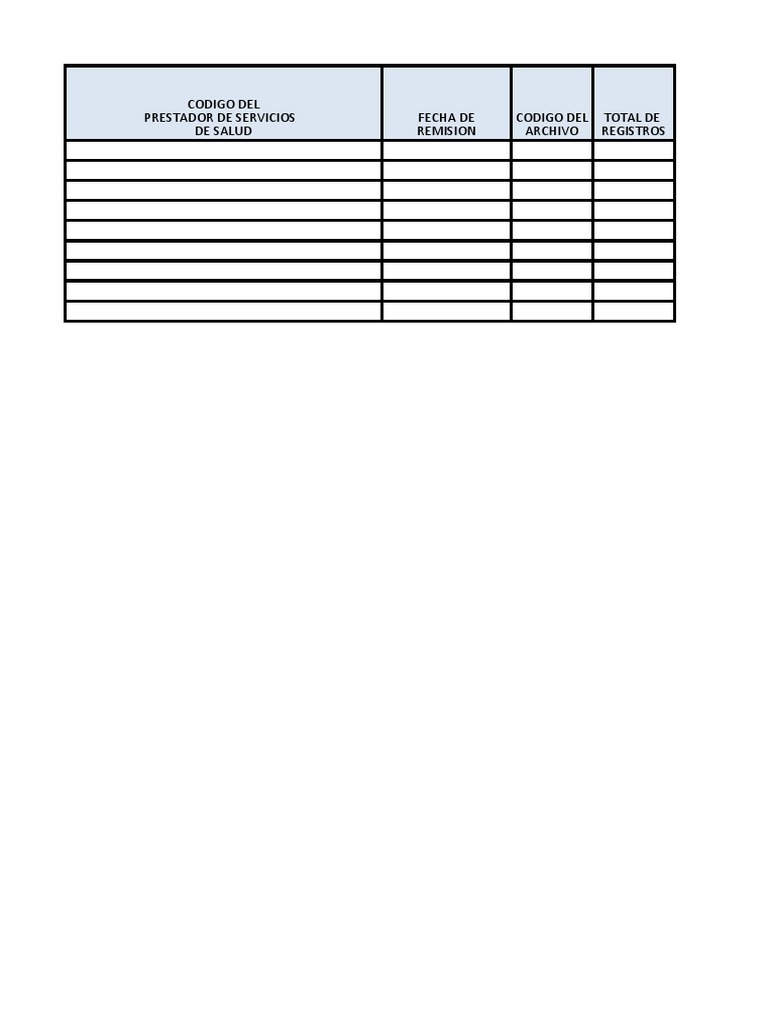 Plantilla Rips Excel | PDF | Medicamentos con receta | Infantes