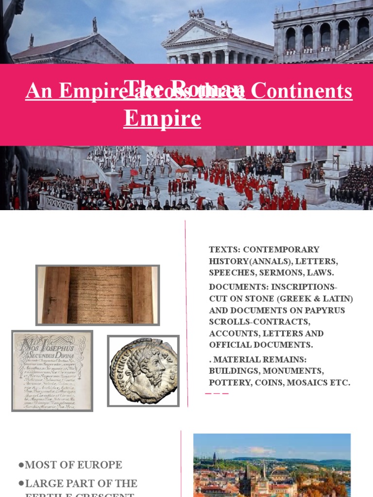 Roman Empire: A Three-Continent Overview | PDF | Roman Empire | Europe