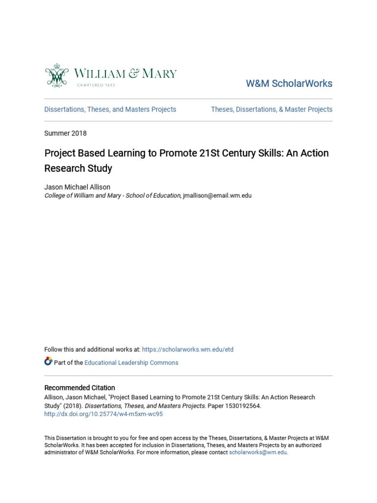 Project-Based Learning for 21st Century Skills | PDF | Project Based ...
