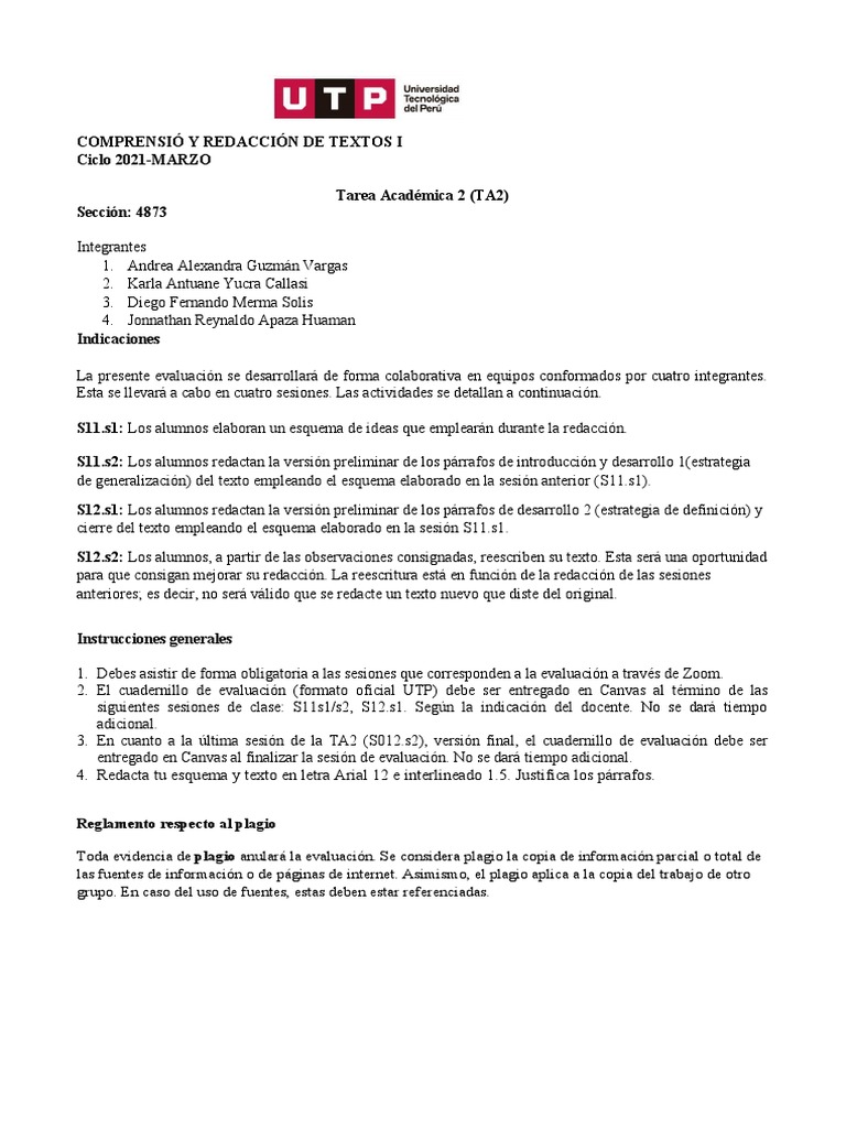 Version Final TA2 (Cuadernillo) | PDF | Discriminación | Temor
