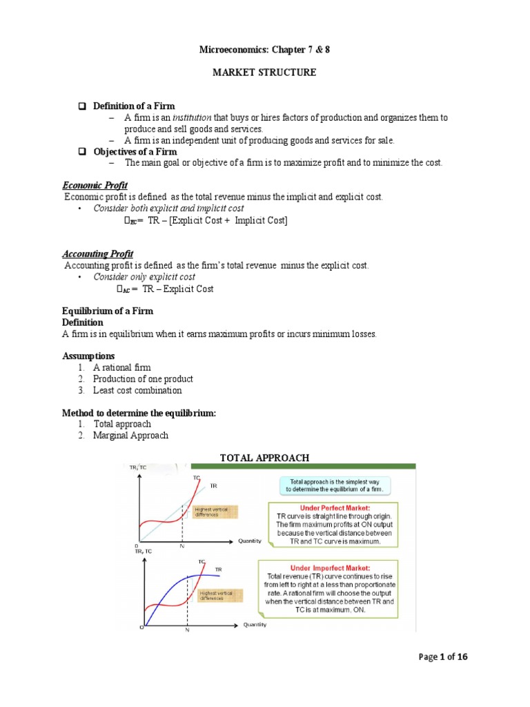 Chapter 7 and 8 Market Structure | PDF | Monopoly | Oligopoly