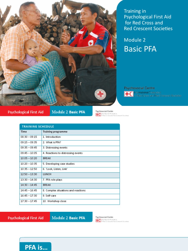 PFA Training Module 2 | PDF | First Aid | Psychology