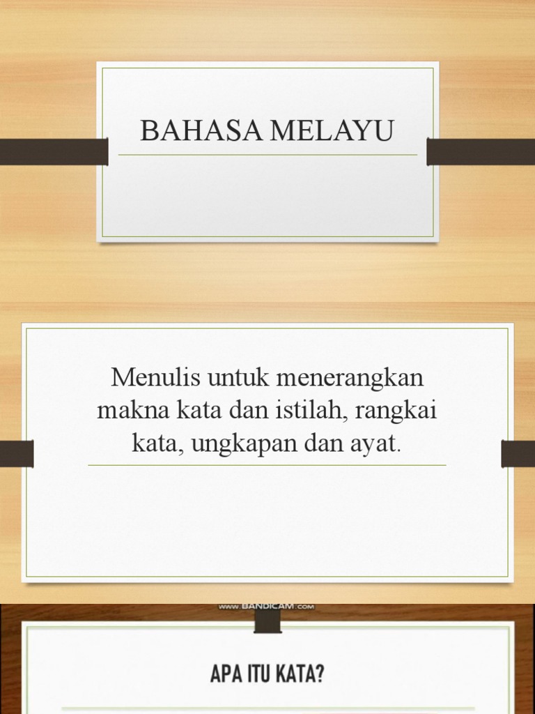 Kata, Rangkai Kata, Istilah Dan Ungkapan | PDF