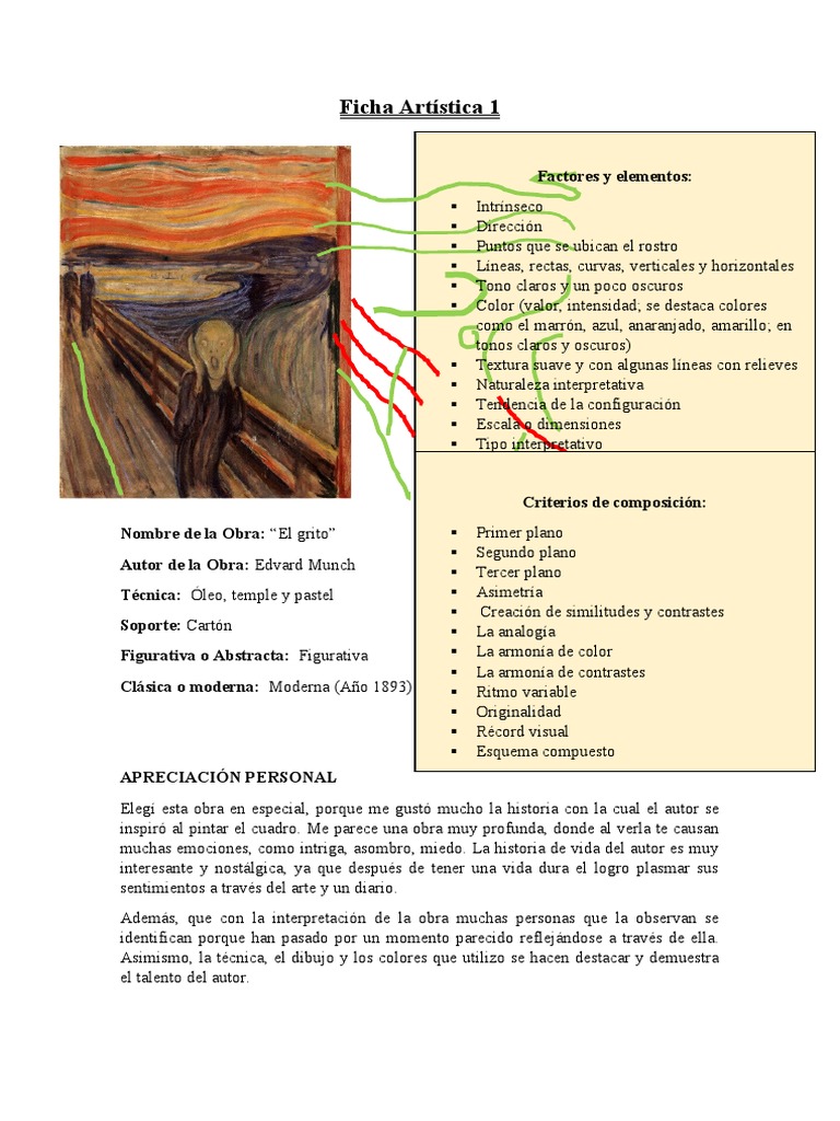 FICHAs ARTÍSTICA | PDF | Color | Las artes