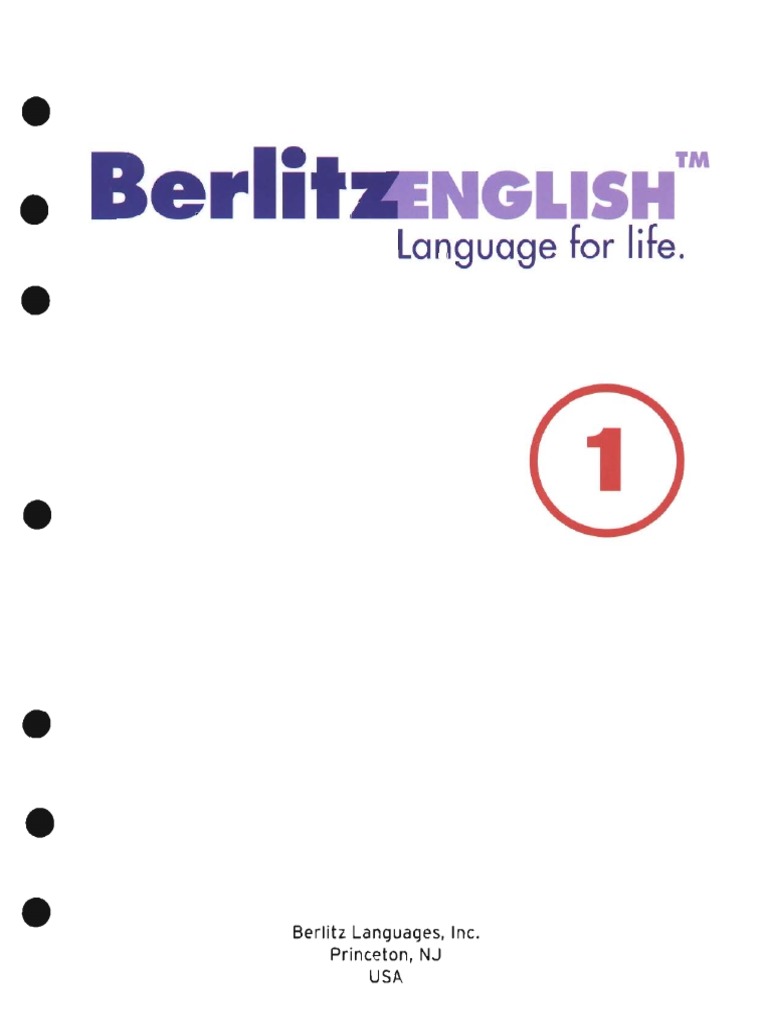 Berlitz English Level 1 - Book | PDF