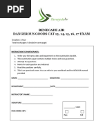 IATA DGR Exam Model Questions | PDF | Dangerous Goods | Safety