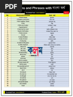 1000+ Important Vocabulary With Bengali Meaning | PDF