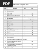 MCC Bus Bar Sizing Calculation | PDF | Electric Current | Insulator ...