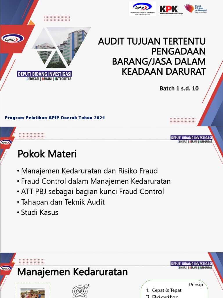 ADTT Darurat COVID-19 - BPKP | PDF | Bisnis