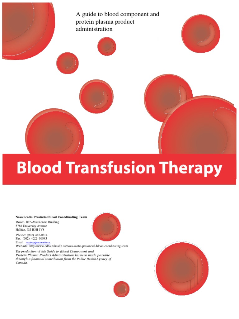 Guide Blood Component and Blood Product Administration | Download Free ...