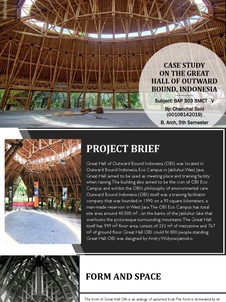 Great Hall of Outward Bound Indonesia | PDF | Roof | Scaffolding