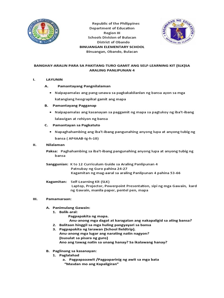 Demo Lesson Plan | PDF