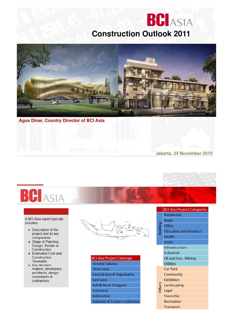 2010 11 BCI Asia Construction Outlook 2011 | PDF | Jakarta | Bali