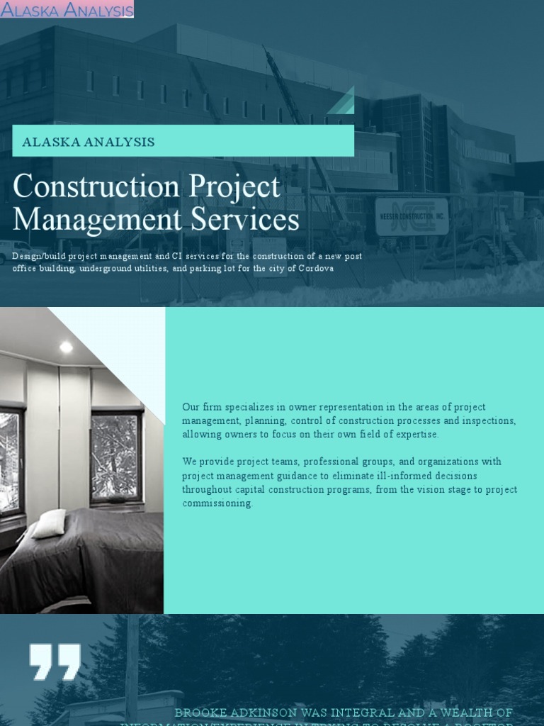 Construction Management Services in Alaska | PDF | Law