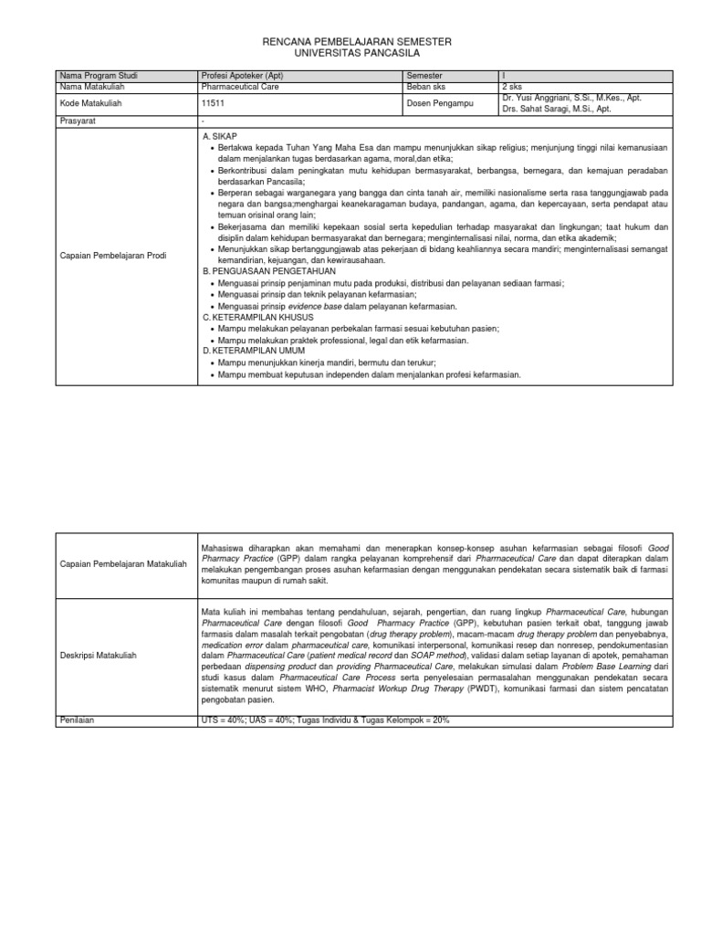 RPS Pharmaceutical Care | PDF