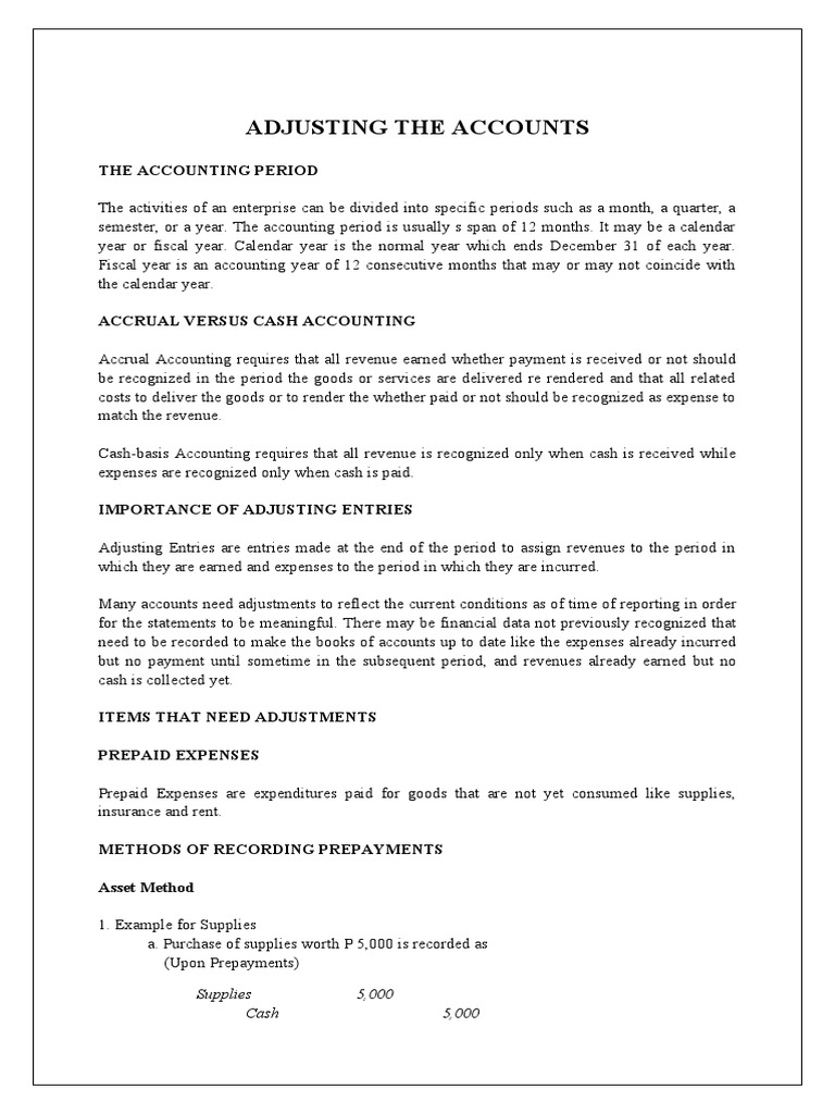 Fundamentals Of Accounting Part 2 Pdf Debits And Credits Balance