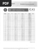 ICAS English 2015 Answer Keys | PDF