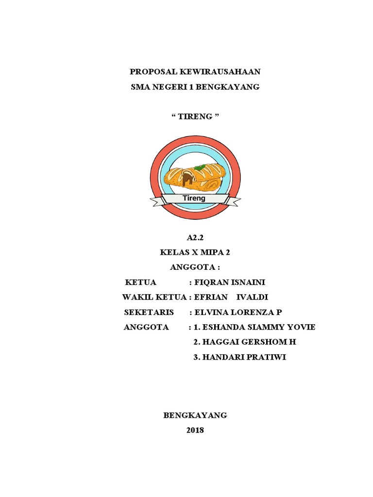 Proposal Roti Goreng | PDF