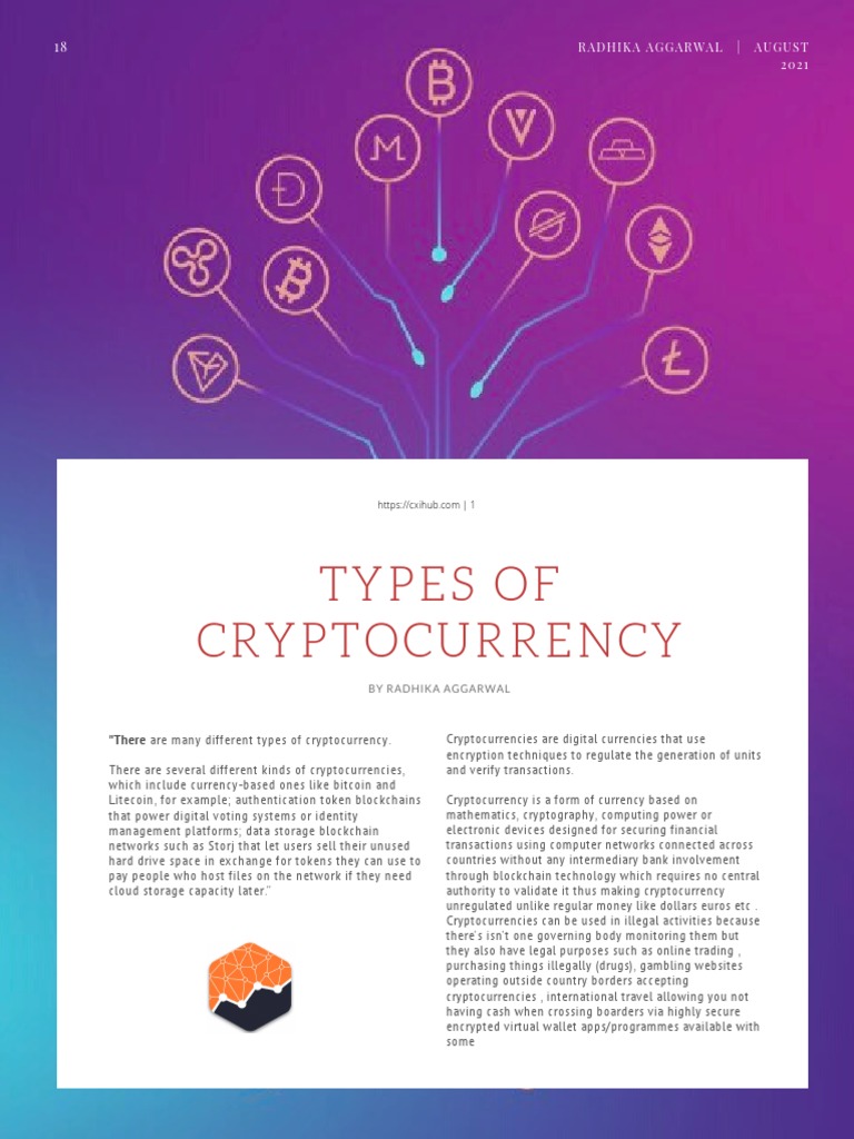 10 Types of Cryptocurrency That Are Becoming Popular | PDF ...