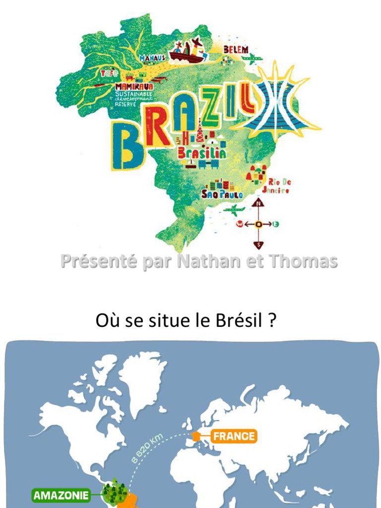 Exposé sur le Brésil : Culture et Histoire | PDF