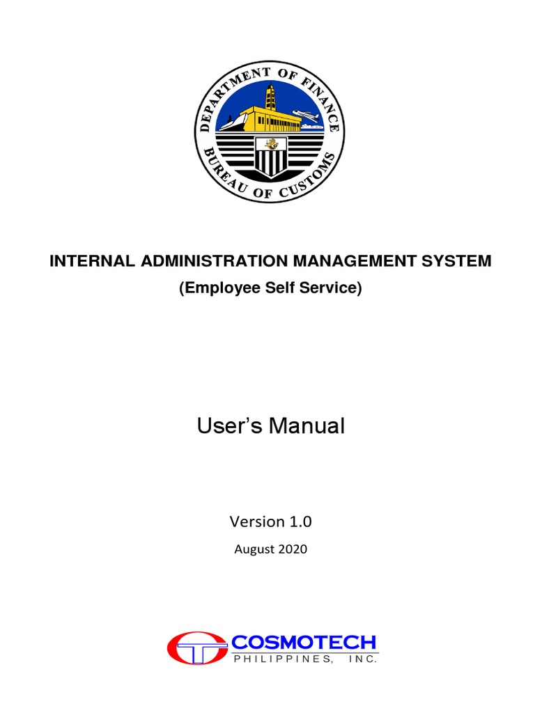 Users Manual - Boc Iams - Employee Self-Service (Ess) | PDF | Icon ...