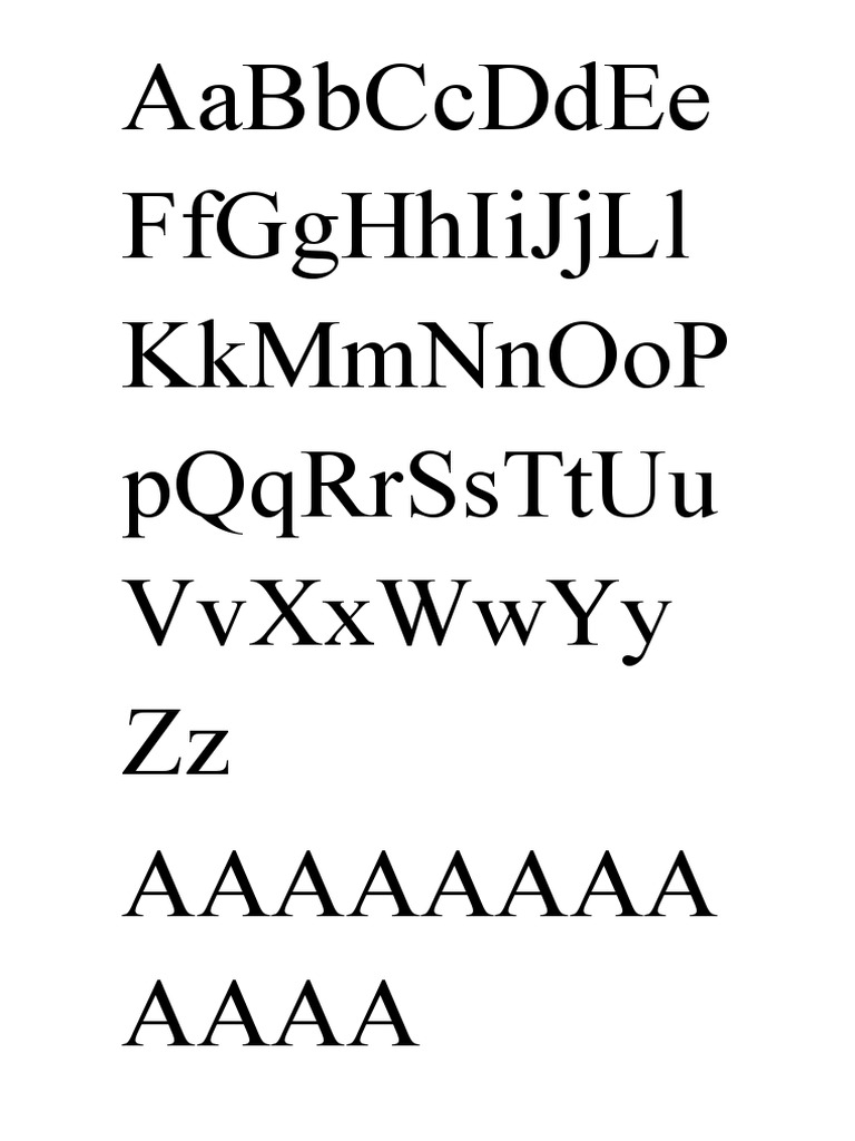 Aabbccddee Ffgghhiijjll Kkmmnnoop Pqqrrssttuu Vvxxwwyy ZZ Aaaaaaaa Aaaa ...