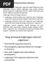 Faktor Internal Dan Faktor Eksternal Yang Mempengaruhi Manajemen | PDF | Karier & Perkembangan