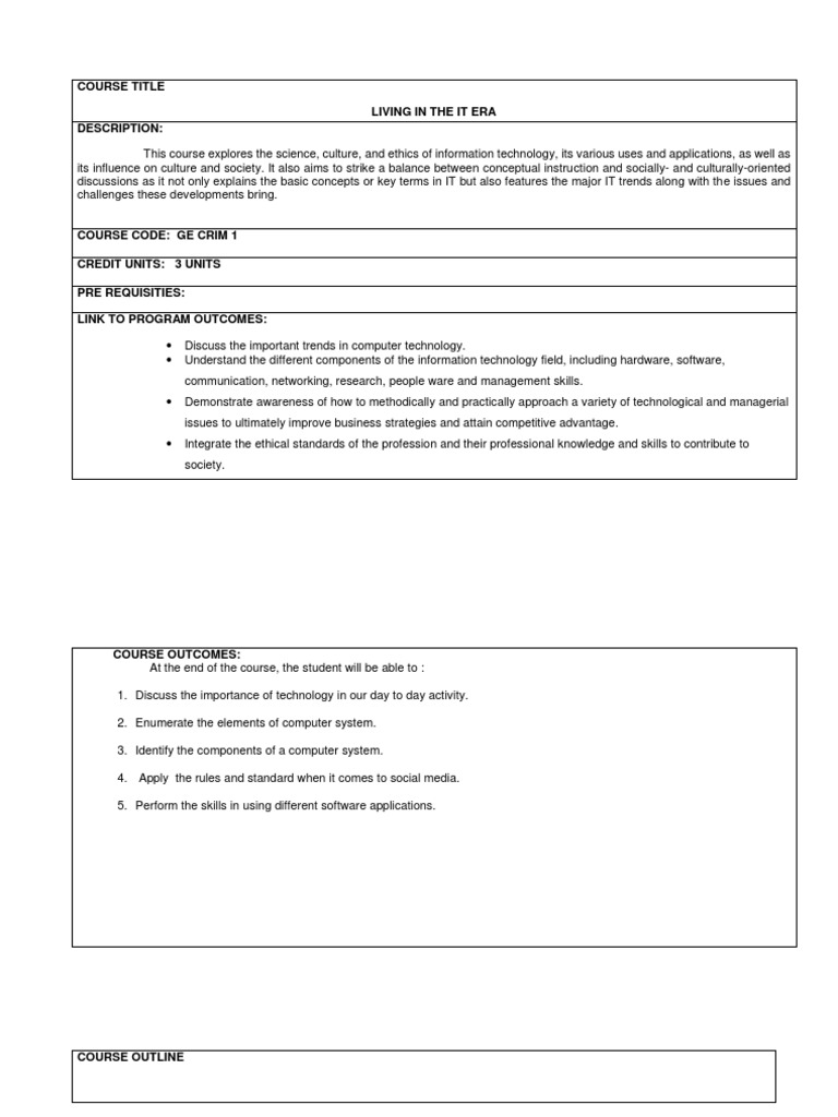 Exploring the Impact of Information Technology: An Introduction to ...