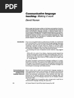 Swain (1995), Three Functions of Output in Second Language Learning | PDF