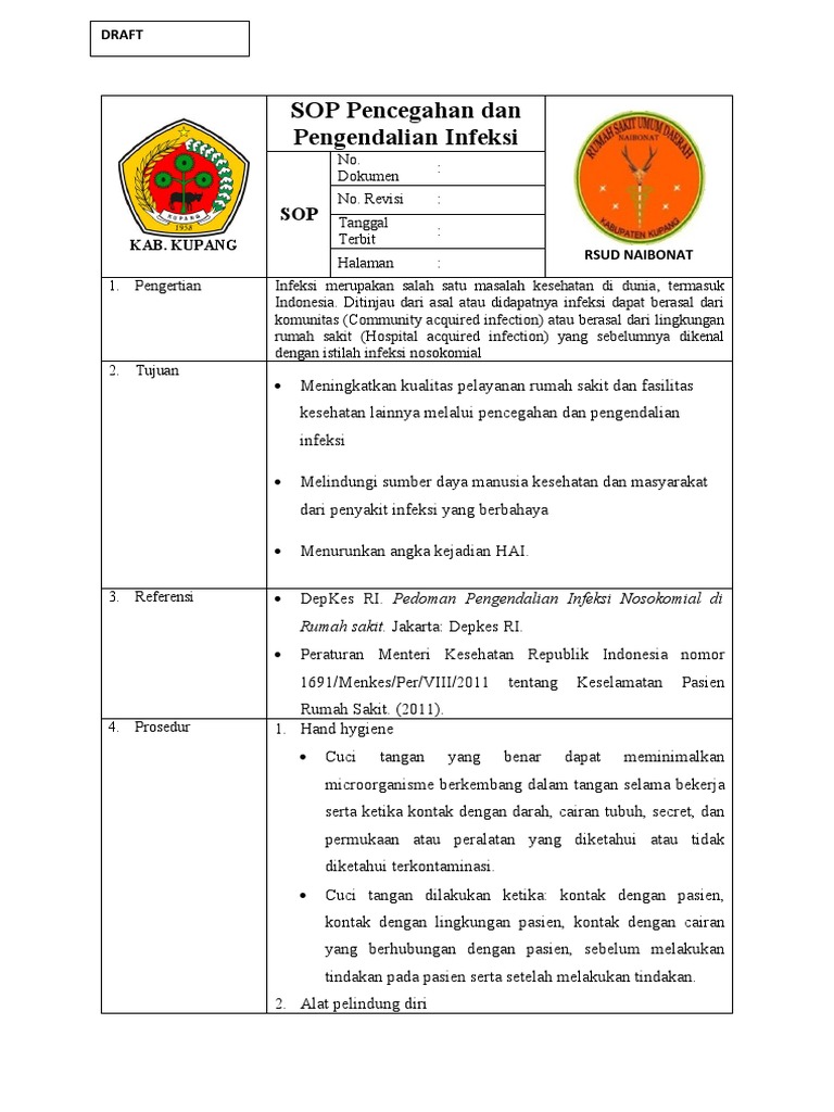 SOP PPI RSUD Naibonat | PDF