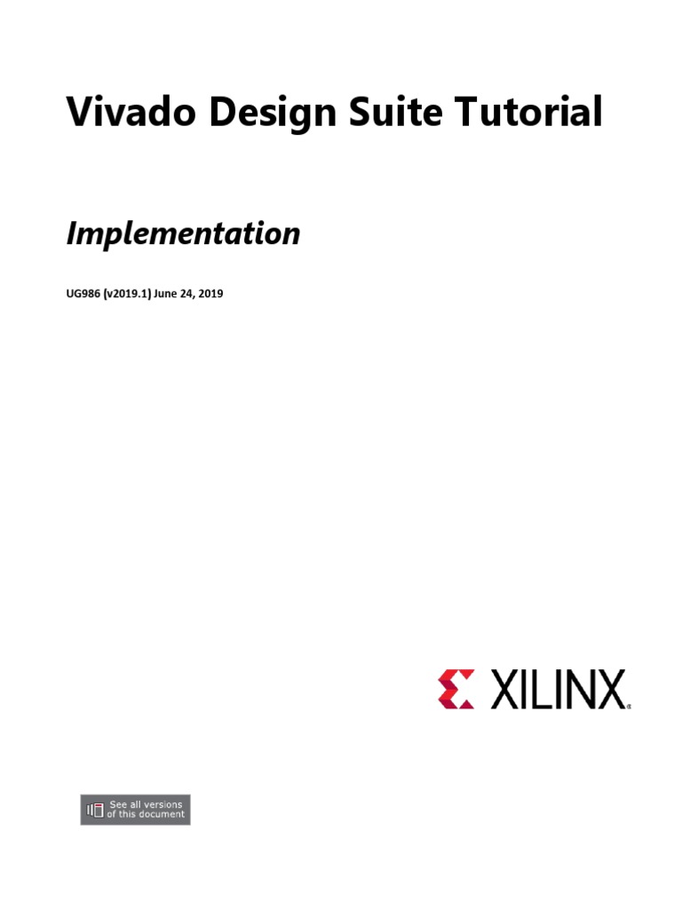 Vivado Design Suite Implementation | PDF | Field Programmable Gate ...