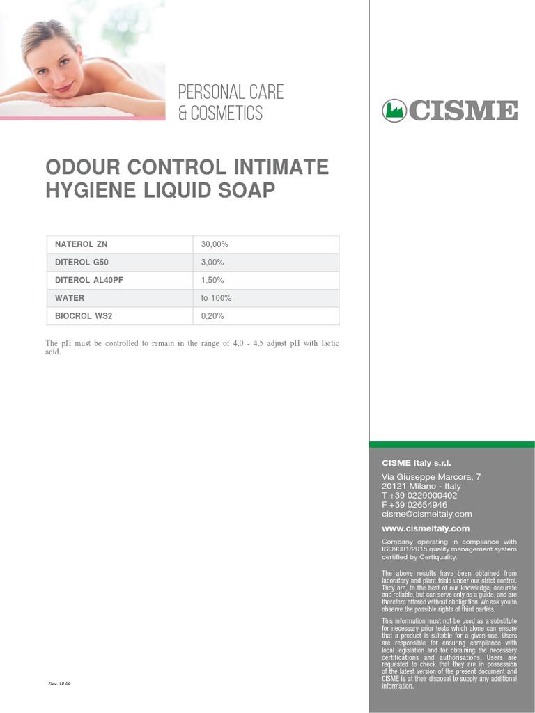 Odour Control Intimate Hygiene Liquid Soap | PDF