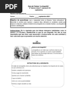 Estructura y partes de una biografía | PDF | Biografía | Narrativa