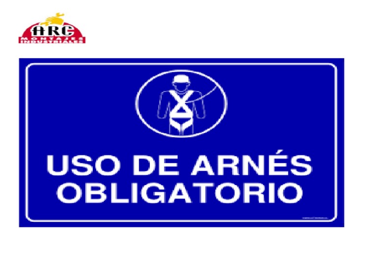 Letrero Uso de Arnes | PDF