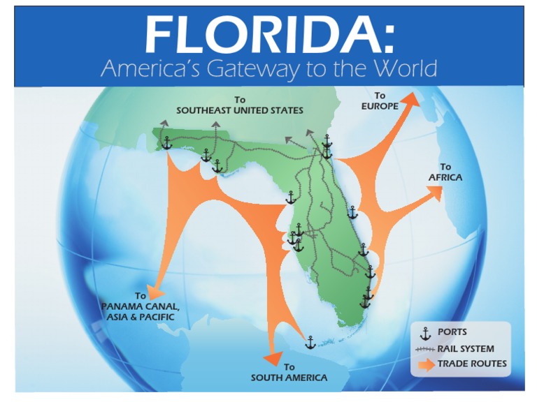 America's Gateway To The World: To Europe To Southeast United States | PDF