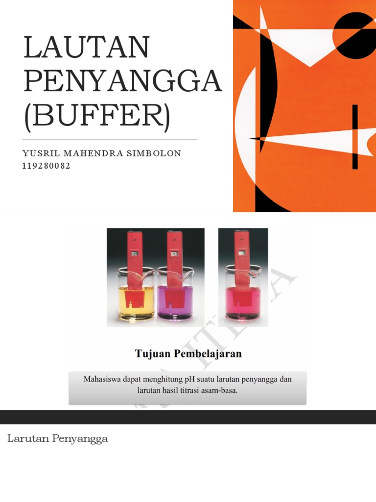 Larutan Penyangga (Buffer) | PDF