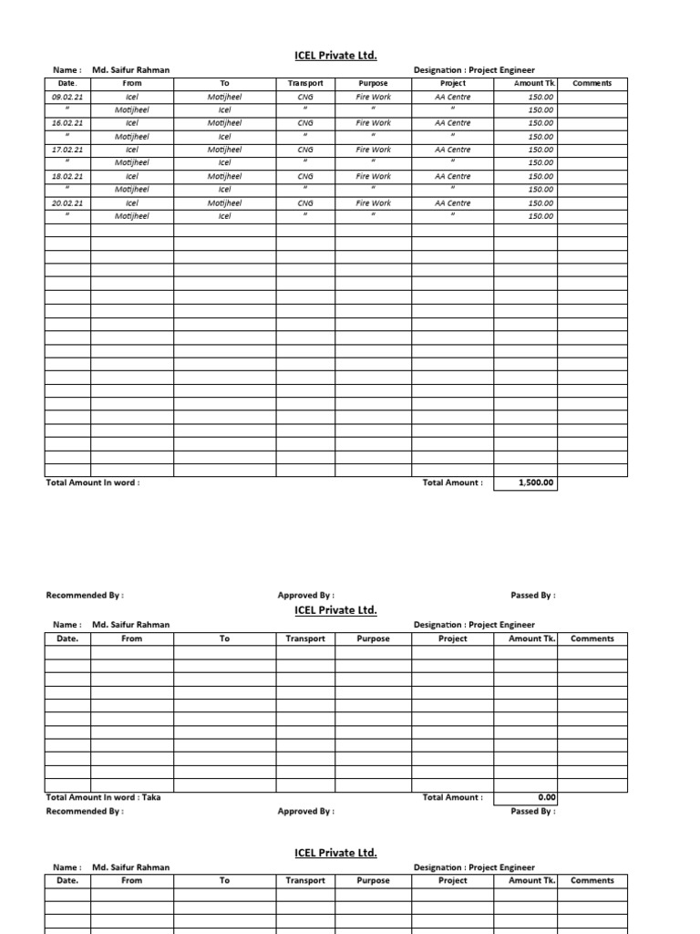 02 Conveyence Sheet For February, 2021 | PDF | Bangladesh | Currency