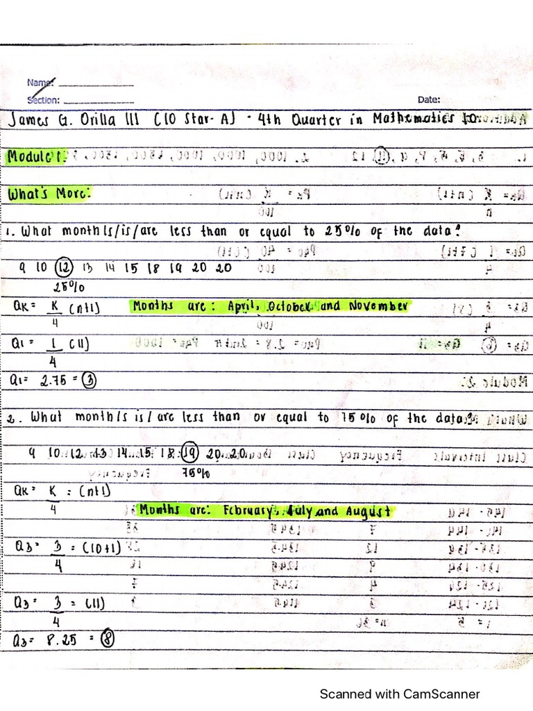 Math - 4th Grading Period | PDF